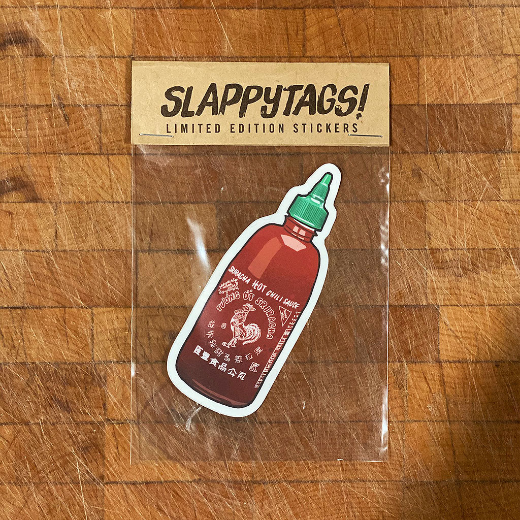 The Sriracha Hot Sauce Deluxe Sticker! – Slappytags